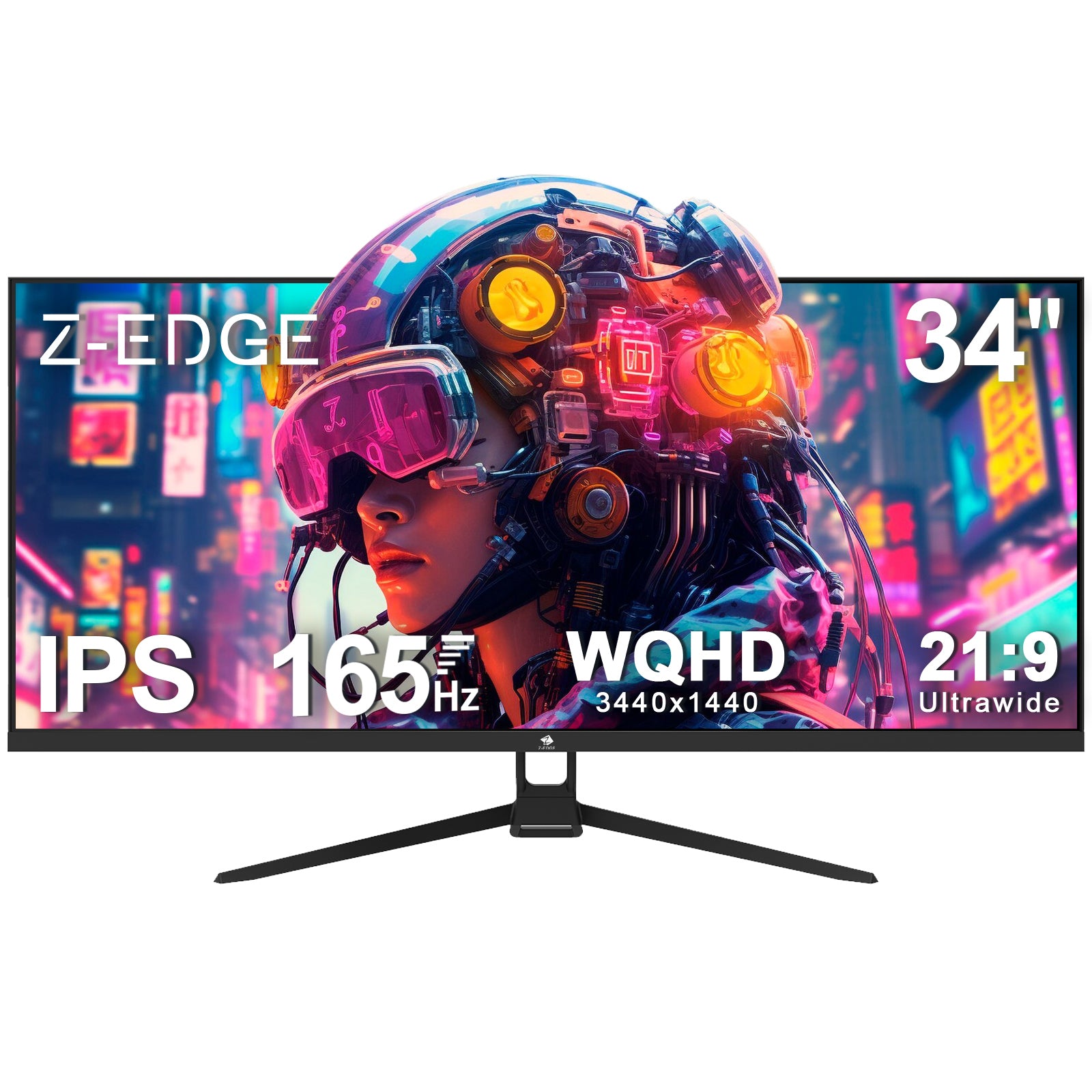 Z-Edge UG34W 34" 165Hz IPS Ultrawide Gaming Monitor – Z-EDGE