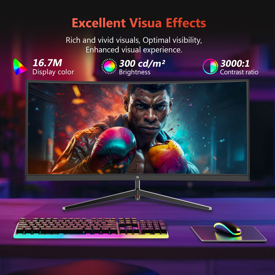 Z-EDGE 30 inch 144Hz/200Hz Curved Gaming Monitor, 1080P Computer Monit