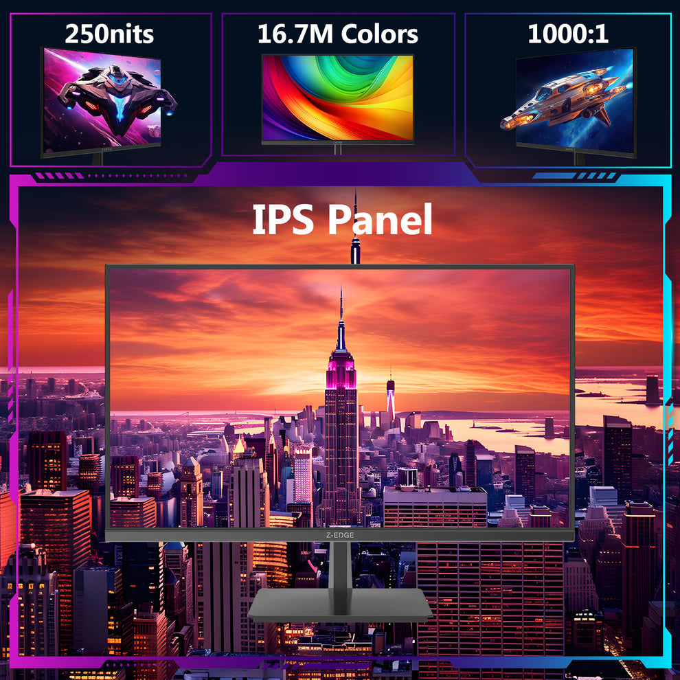 Z-EDGE S274K 120Hz 4K IPS Monitor, 4K 3840x2160 Resolution, Contrast R