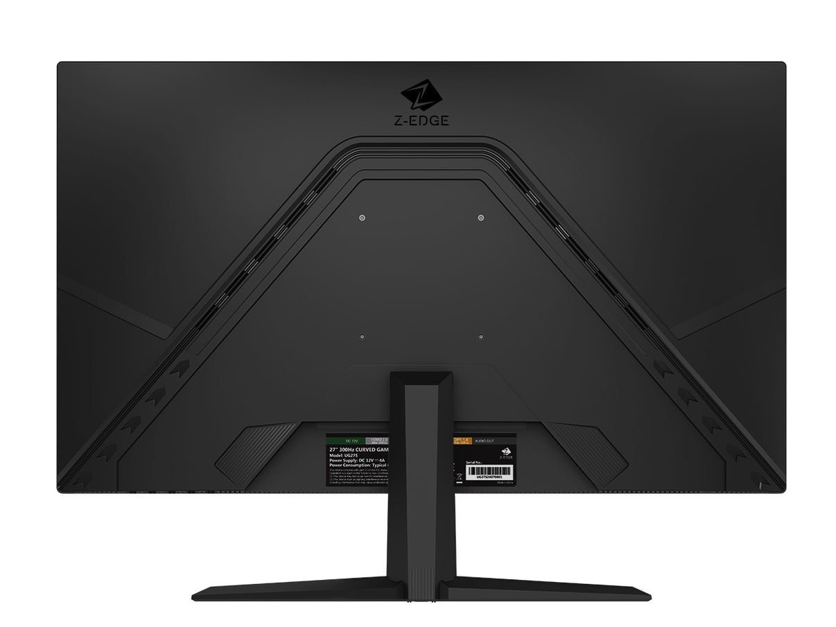Z-EDGE 27" 1080P Full HD 300Hz 1 ms Curved Gaming Monitor, HDMI x 2, DP x 2