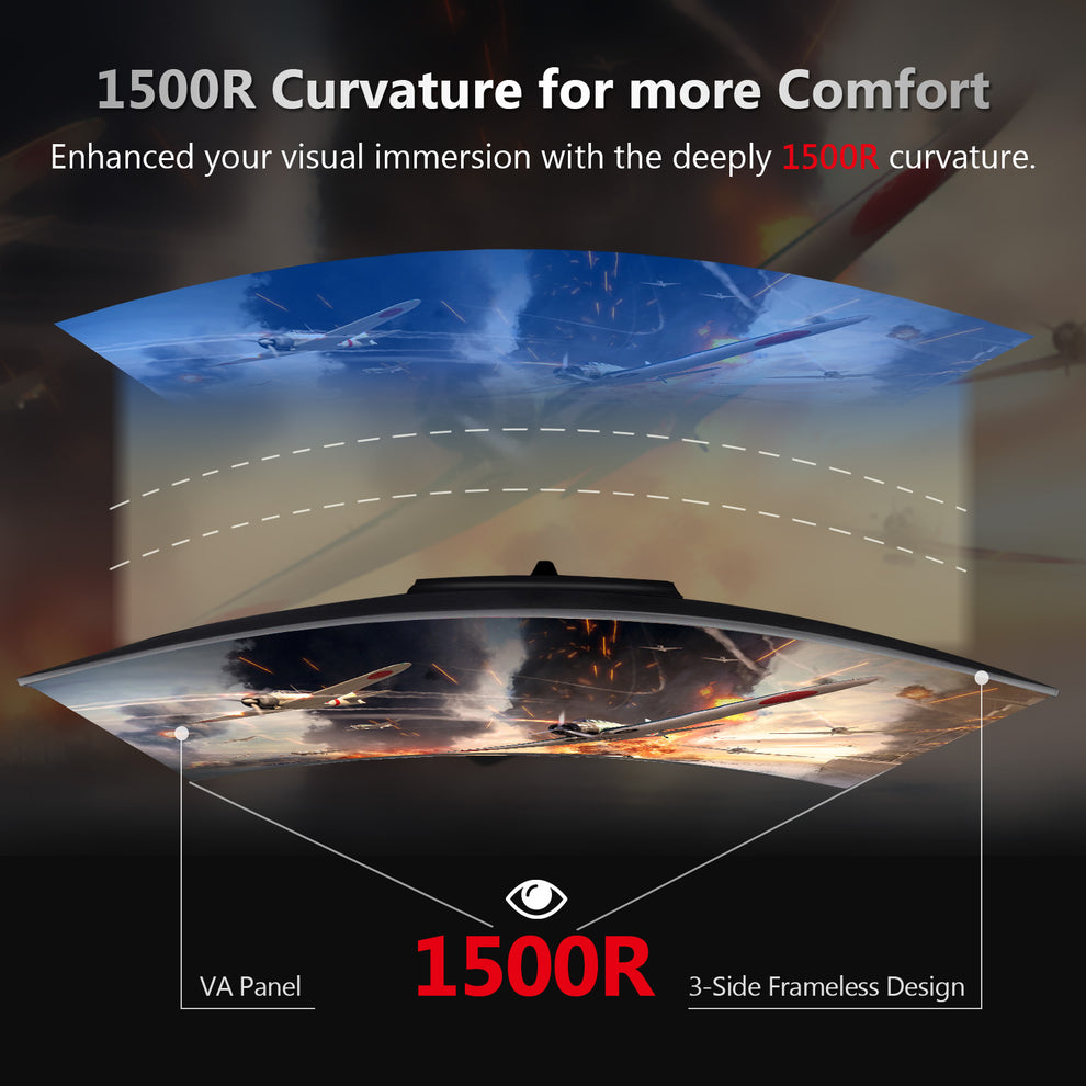 Z-EDGE UG30 Curved Gaming Monitor 30" 200Hz 1ms 21:9 WFHD