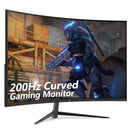 Z-EDGE UG27 Curved Gaming Monitor 27" 200Hz 1ms 1500R Curved FHD ...