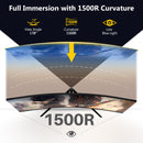 Z-EDGE UG27 Curved Gaming Monitor 27" 200Hz 1ms 1500R Curved FHD ...