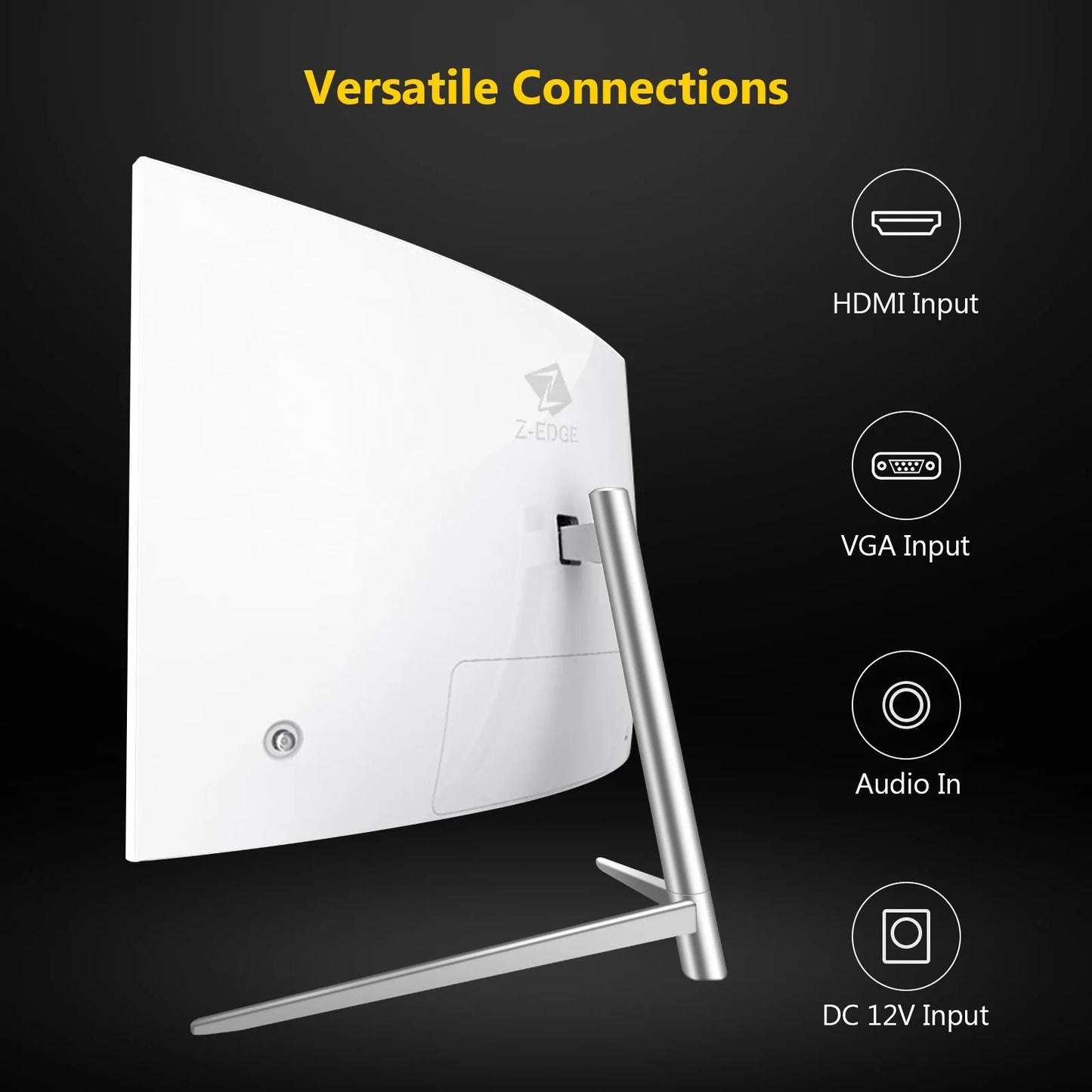 Refurbished: Z-EDGE 27-Inch 1800R Curved Monitor 75Hz Full HD 1080P 5ms ...